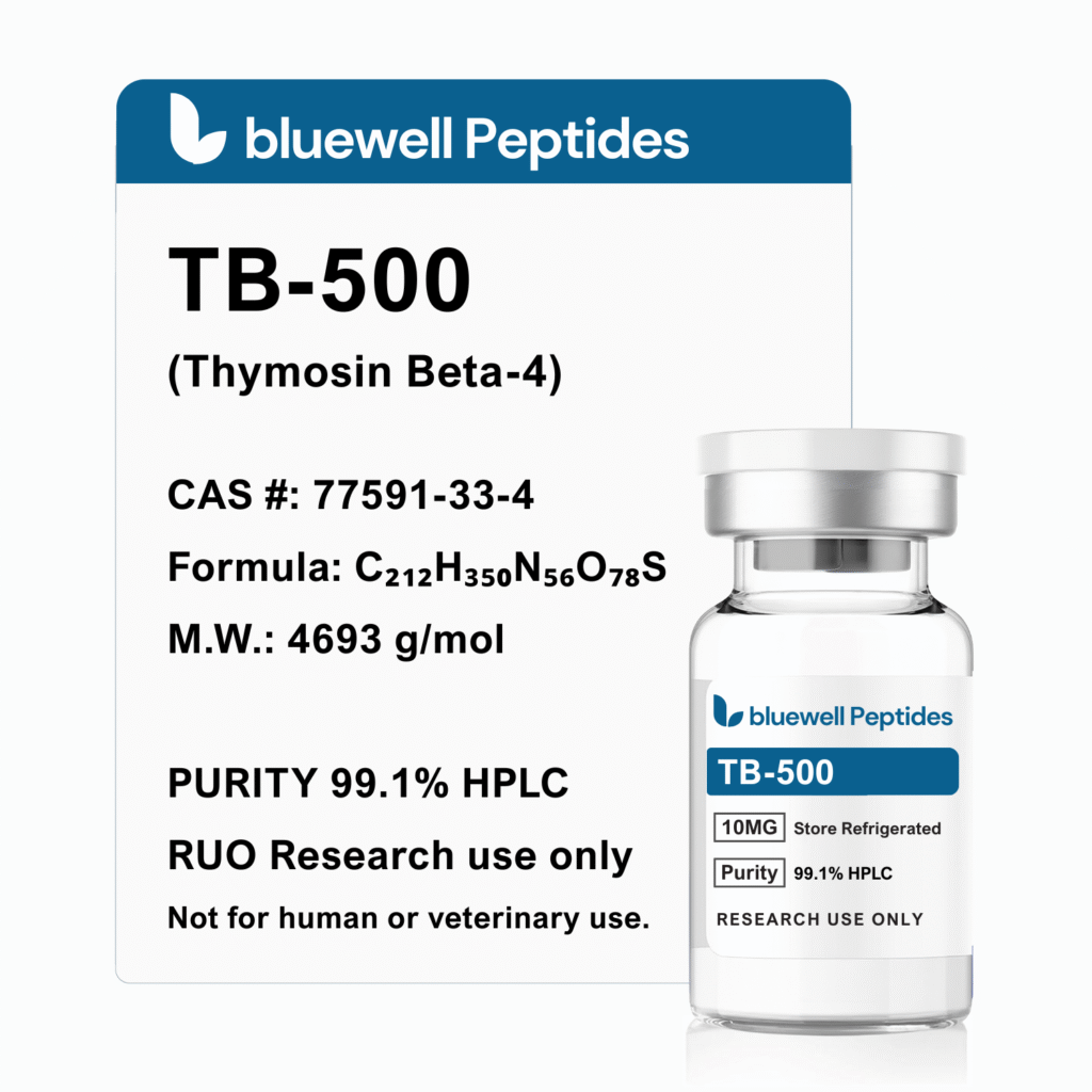 Buy TB-500 (Thymosin Beta-4) 10mg Peptide | Bluewell Peptides
